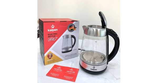Ấm đun nước siêu tốc thủy tinh điều chỉnh nhiệt độ Kalpen 1.7L KK88 chuẩn hàng Đức - 299,000 ...