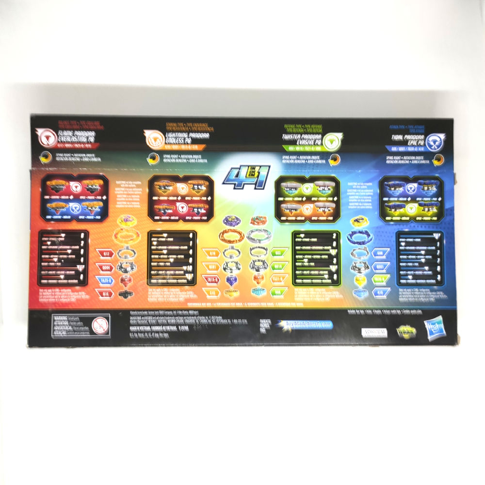 Bộ 4 con quay Beyblade Burst QuadStrike Pandora P8 - Everlasting ...