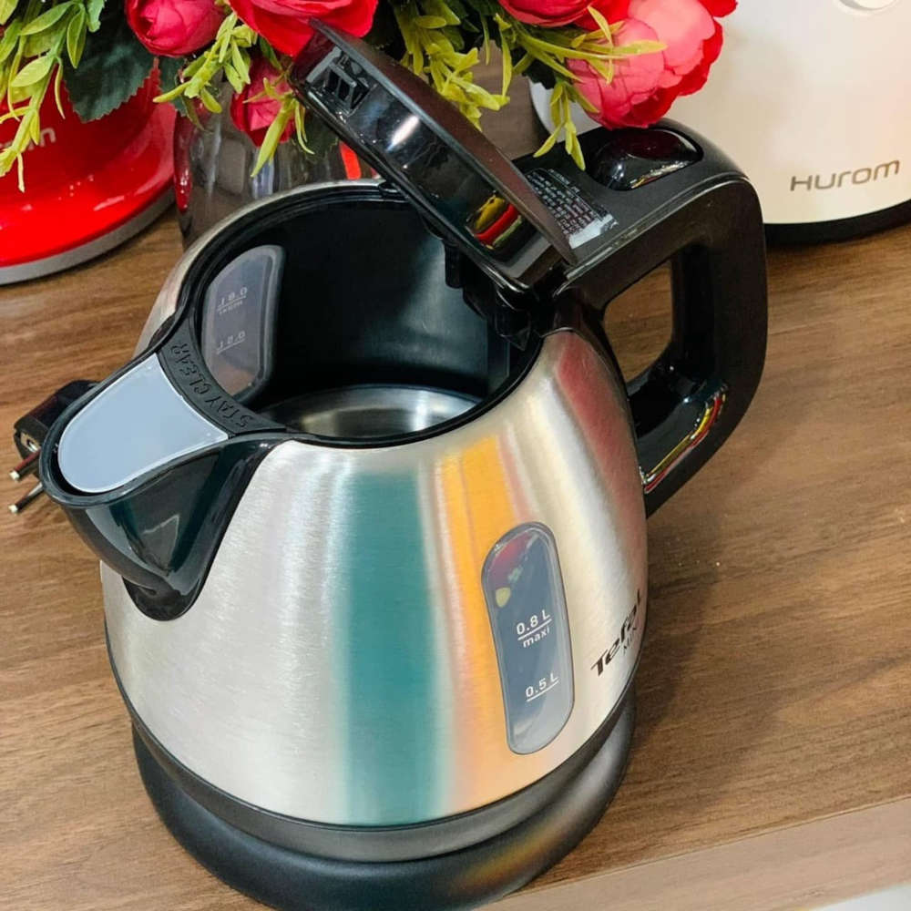 Ấm đun nước siêu tốc mini 0.8L Inox 304 Tefal BI81252A bảo hành 2 năm - 499,000 | Sanhangre