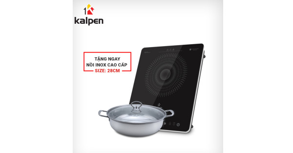 Bếp điện từ đơn Kalpen ICK-1613 công suất 2200W chuẩn Đức tặng Nồi Inox 28cm - 1,150,000 | Sanhangre