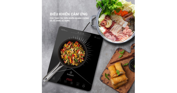 Bếp từ đơn cao cấp Kalpen ICK-1616 công suất 2200W chuẩn Đức tặng Nồi Inox 28cm - 990,000 ...