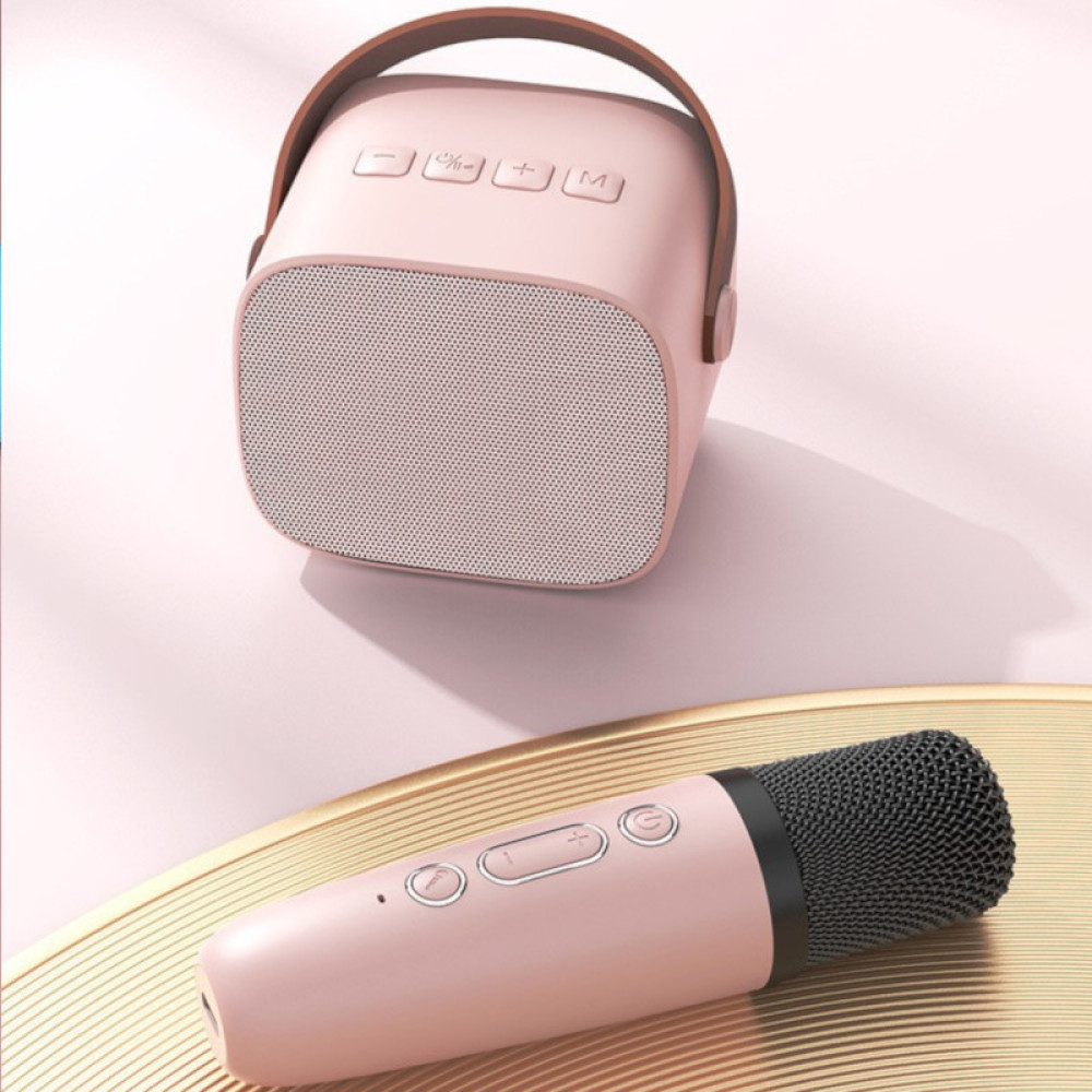 Bộ Loa Bluetooth kèm 02 Micro không dây Karaoke Mini K1 xanh - 399,000 ...