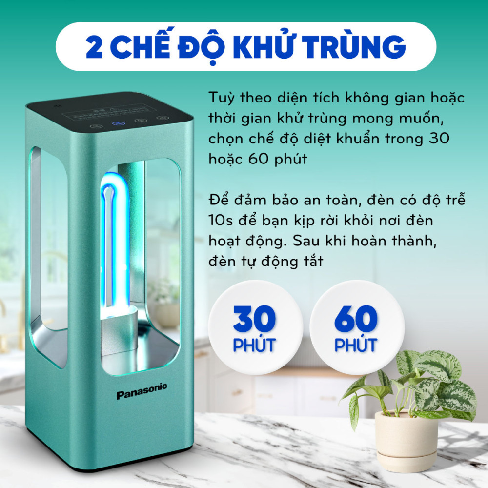 Đèn diệt khuẩn Panasonic SJD3001T88A bằng tia UV và Ozone - 2,855,000 ...