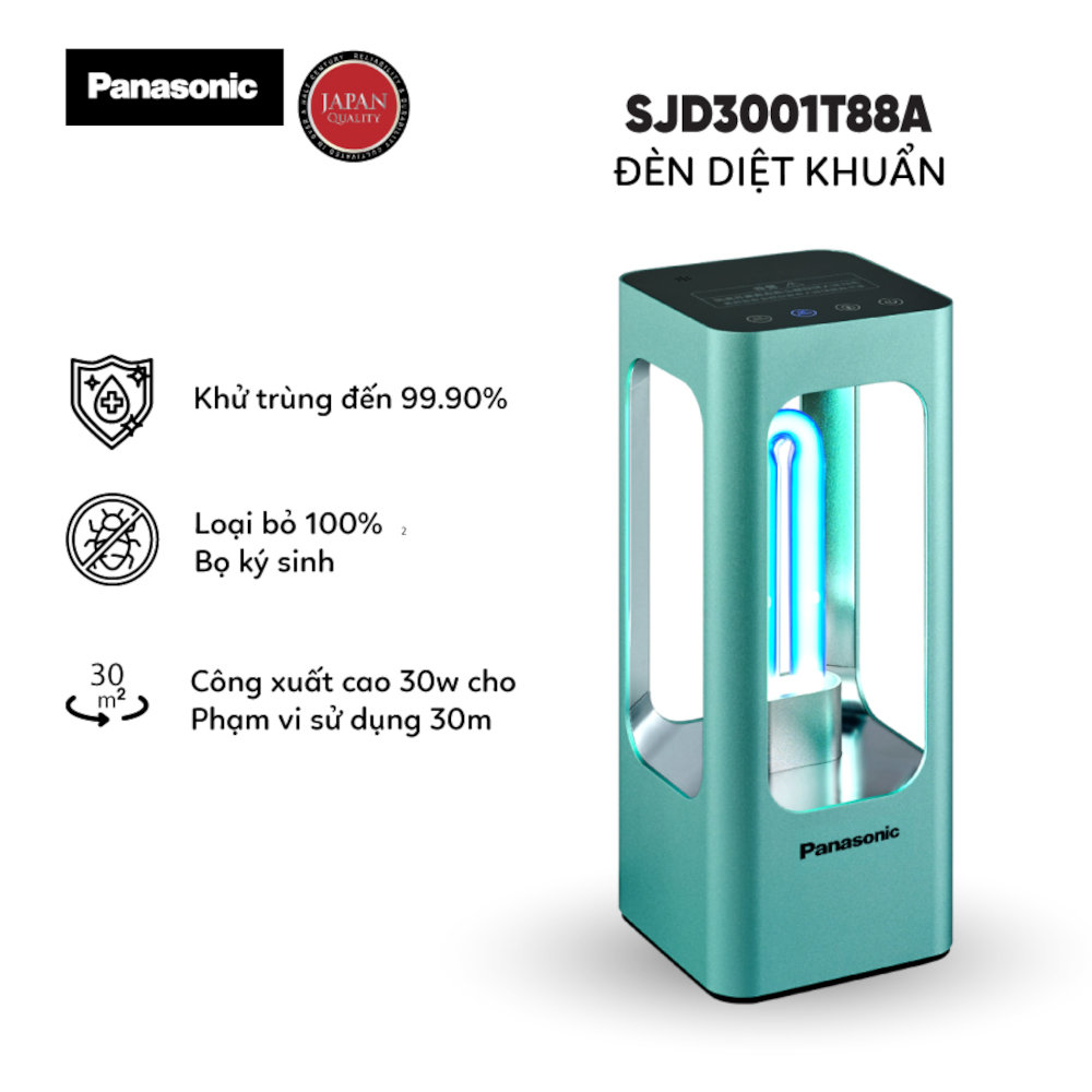 Đèn diệt khuẩn Panasonic SJD3001T88A bằng tia UV và Ozone - 2,855,000 ...