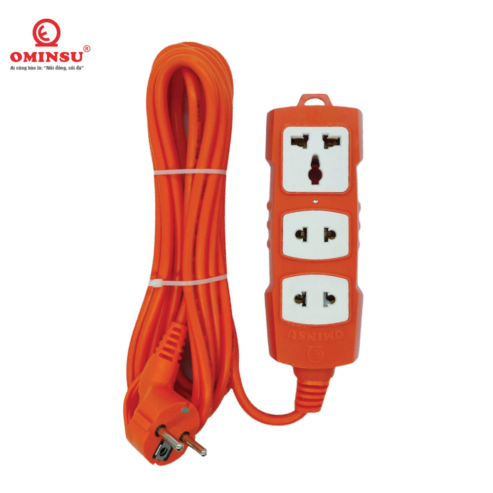 Ổ cắm điện có dây chịu tải cao Ominsu K3500C 3500w dây 3m, bảo hành 2 ...