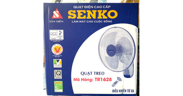 Quạt treo tường điều khiển từ xa Senko TR1628 công suất 47W - 589,000 ...