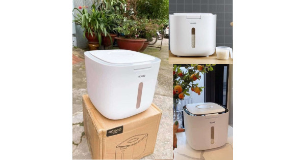 Thùng đựng gạo thông minh ECOCO 10kg ấn mở nắp tiện lợi E2203 - 189,000 ...