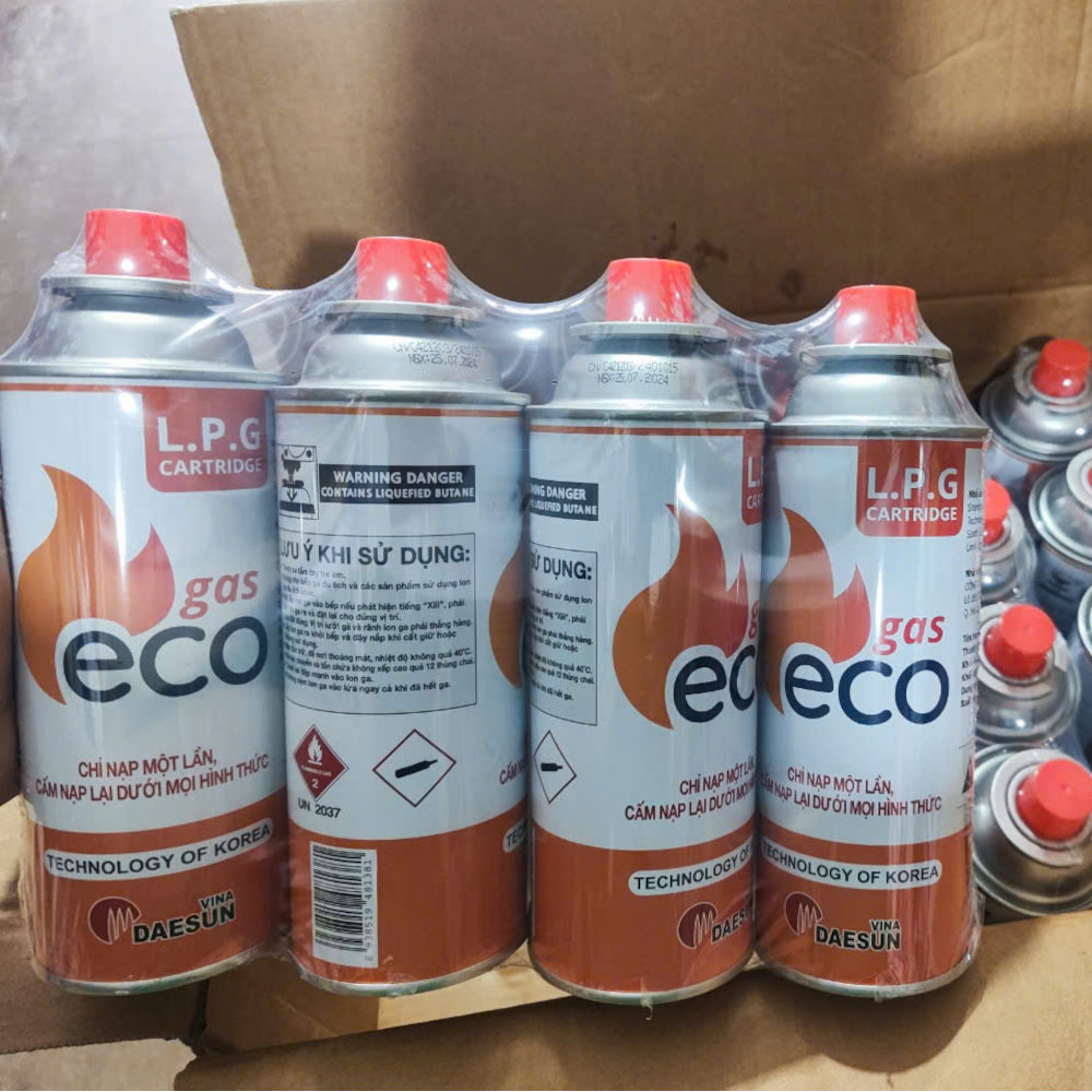 Set 4 bình gas mini Maxsun Vina 520ml - 99,000 | Sanhangre