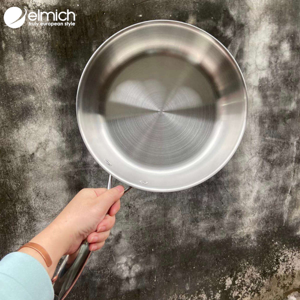Chảo inox 304 đúc liền nguyên khối Elmich Trimax EL 3738 Max size 24cm - 499,000 | Sanhangre