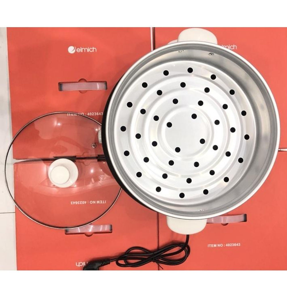Nồi lẩu hấp điện đa năng 2 tầng Elmich EL-3643 bảo hành 12 tháng - 599,000 | Sanhangre