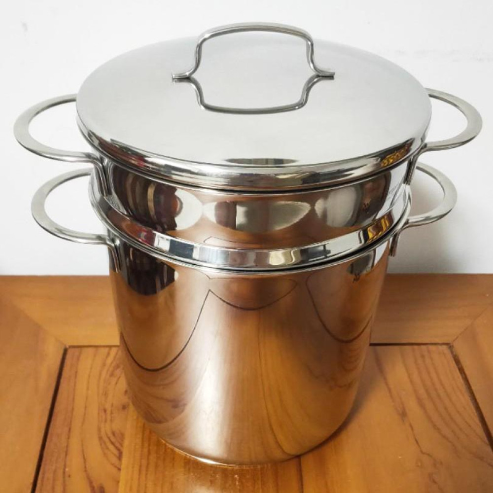 Bộ nồi luộc mỳ ống và xửng hấp Inox 304 WMF Mini Pasta 18cm chuẩn Đức - 1,699,000 | Sanhangre