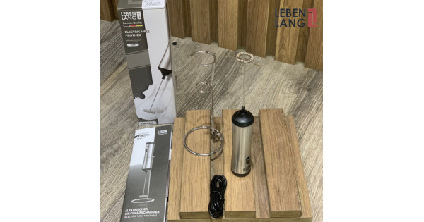 Máy đánh bọt cafe cầm tay Lebenlang LBL4583, pin sạc tiện lợi 10W, bảo ...
