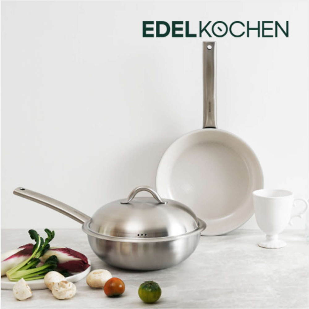 Chảo sâu lòng Inox 304 Edelkochen Easy Prism phủ chống dính Ceramic ...