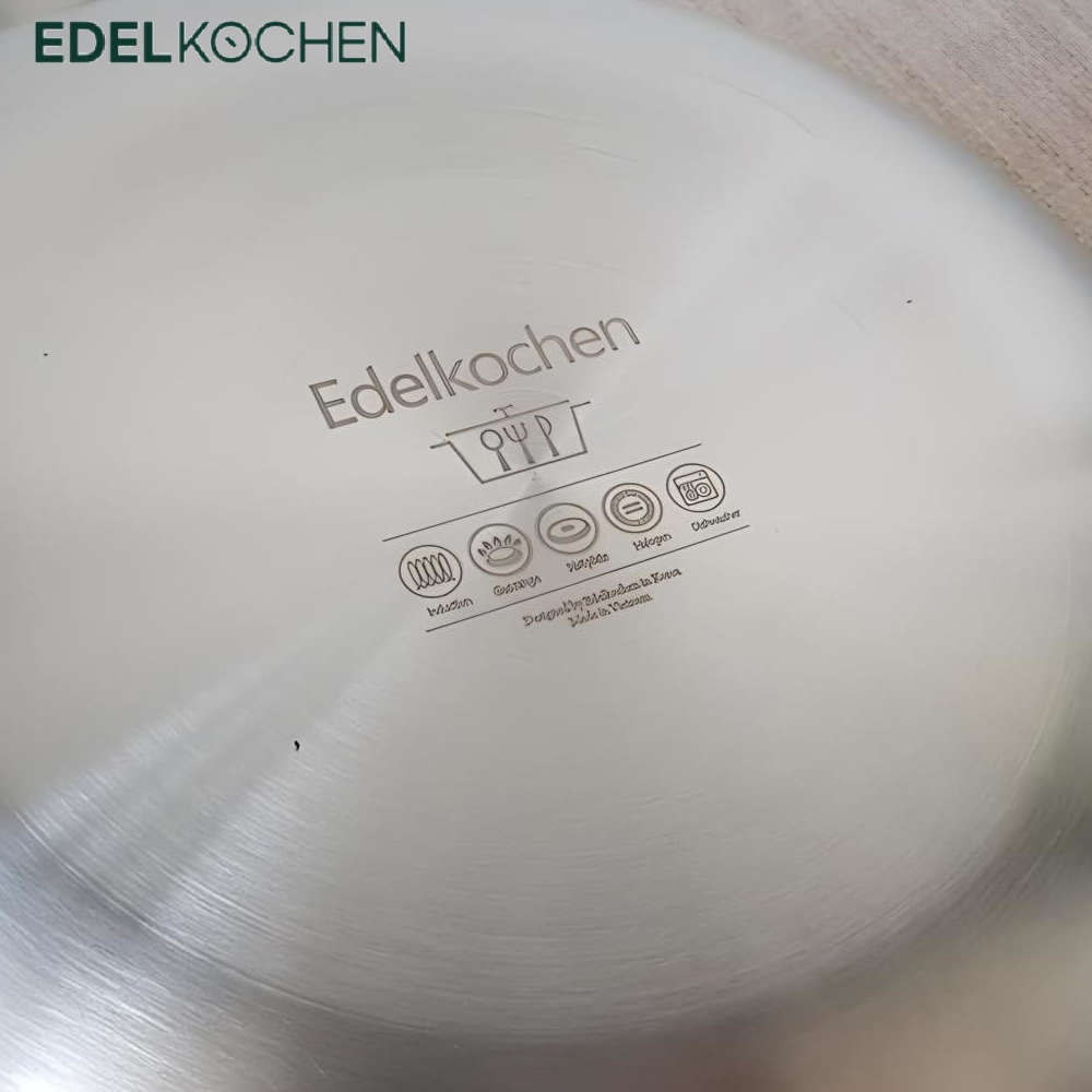 Chảo sâu lòng Inox 304 Edelkochen Easy Prism phủ chống dính Ceramic ...