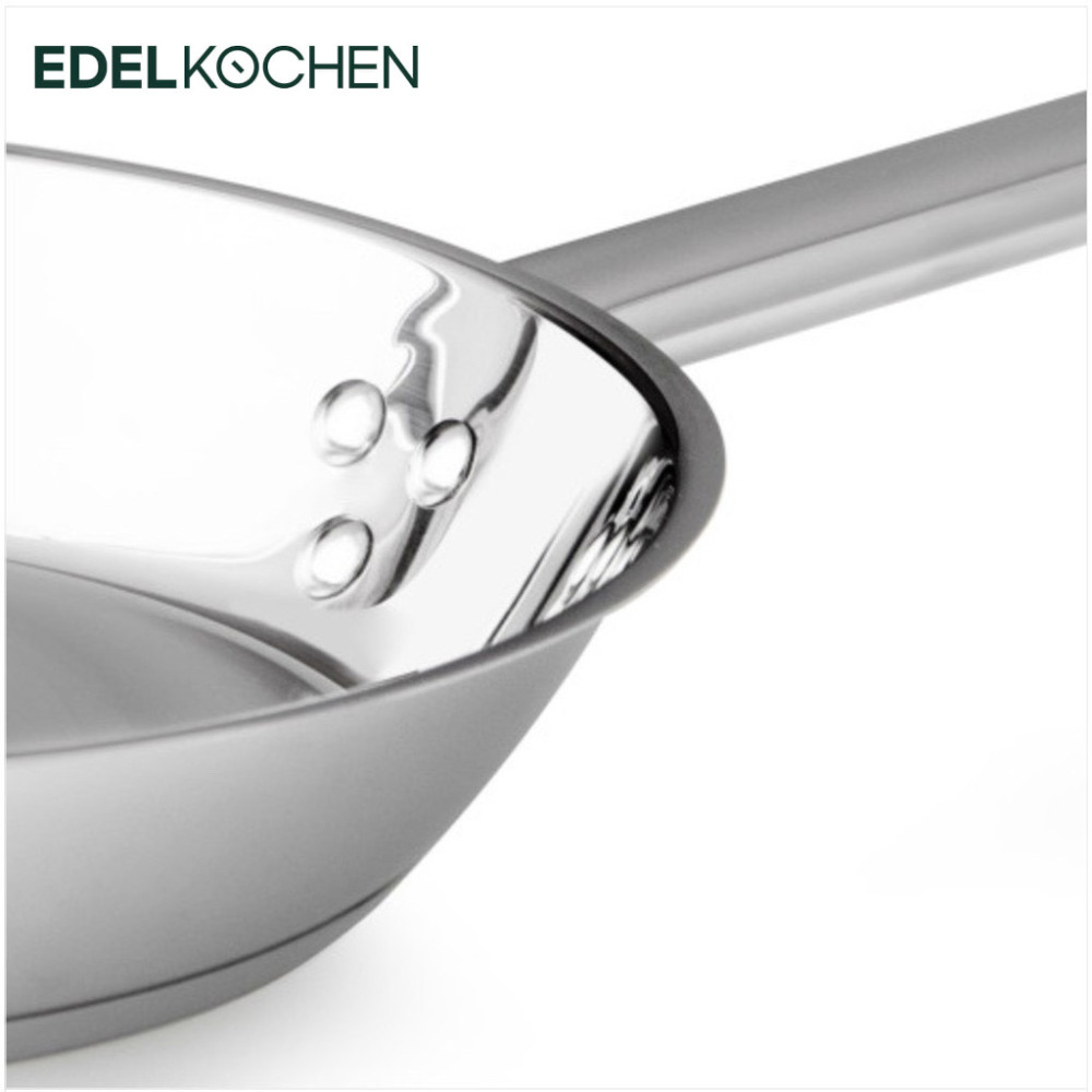 Chảo inox 304 cao cấp 3 đáy Edelkochen Cosy Prism Hàn Quốc size 28cm ...
