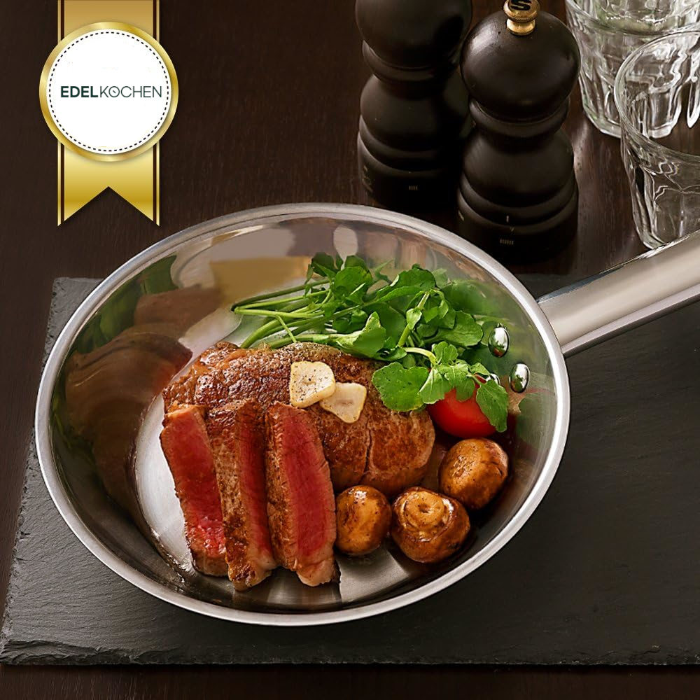 Chảo inox 304 cao cấp 3 đáy Edelkochen Cosy Prism Hàn Quốc size 28cm ...