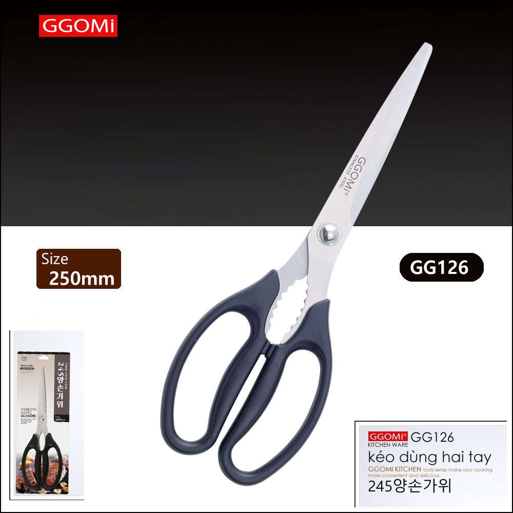 Kéo cắt thực phẩm dùng hai tay GGOMI Hàn Quốc GG126 - 85,000 | Sanhangre