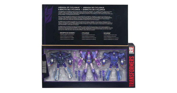 Bộ 3 Robot Transformers Platinum Edition Armada of Cyclonus - Scourge ...