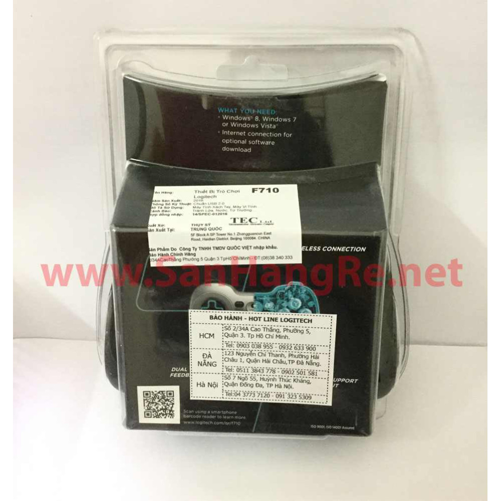Tay cầm chơi game Logitech Wireless Gamepad F710 - 245,000 | Sanhangre