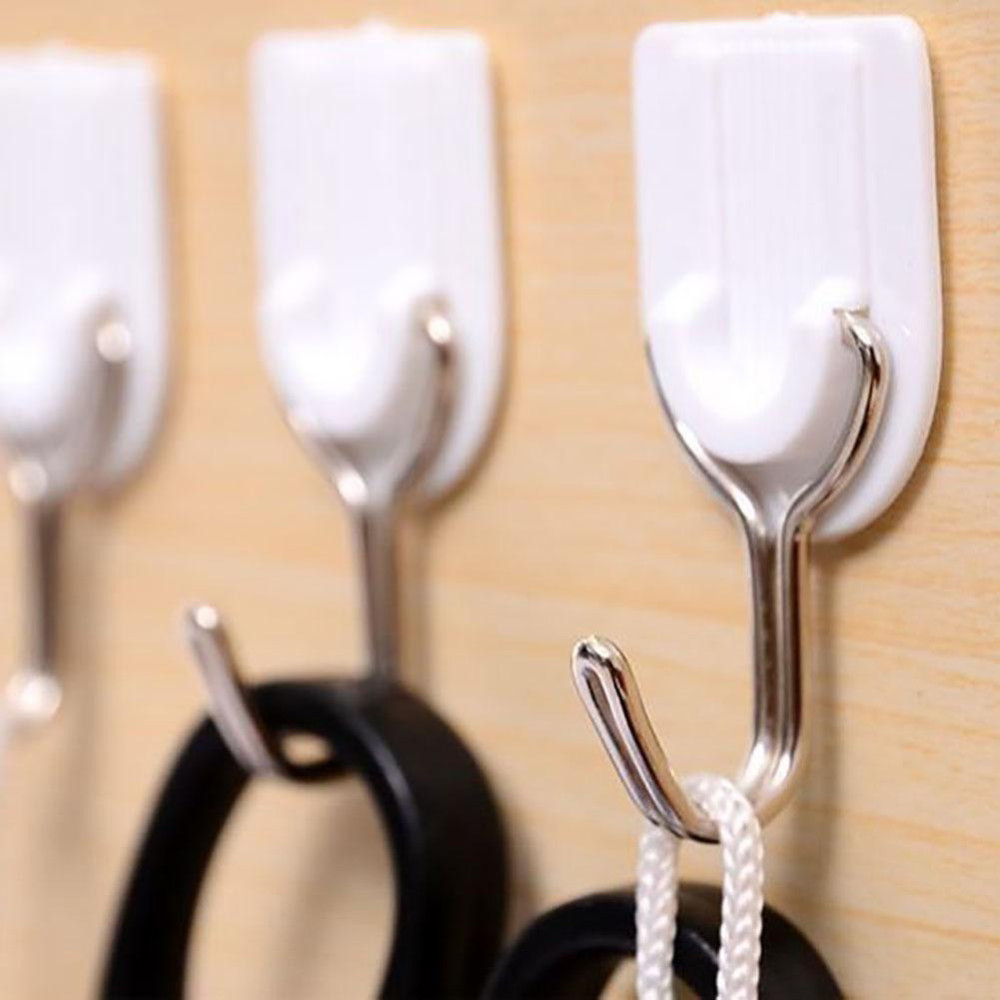 Vỉ 6 móc Inox treo dính tường Powerful Hook 2kg - 12,999 | Sanhangre