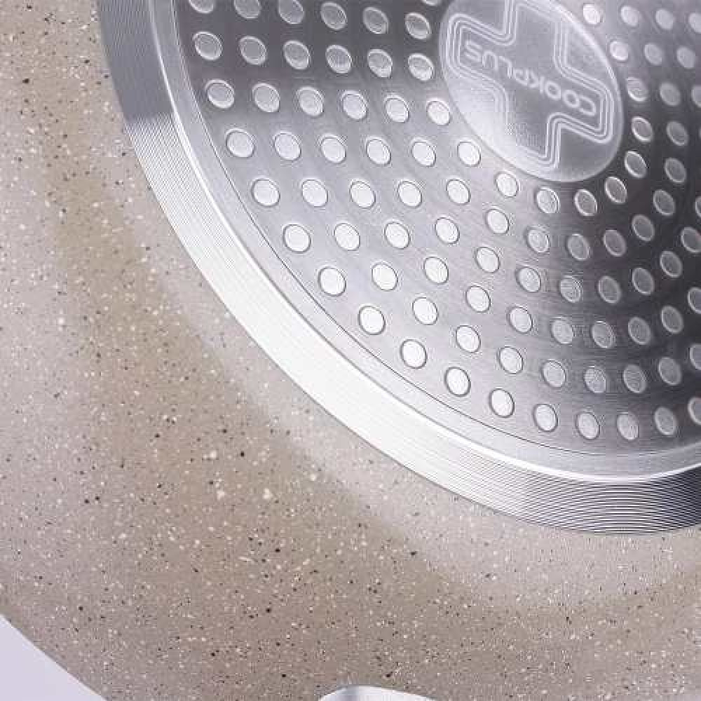 Chảo vân đá sâu lòng đáy từ Cookplus Hard & Light LocknLock LHB6325-IH 32cm - 155,000 | Sanhangre