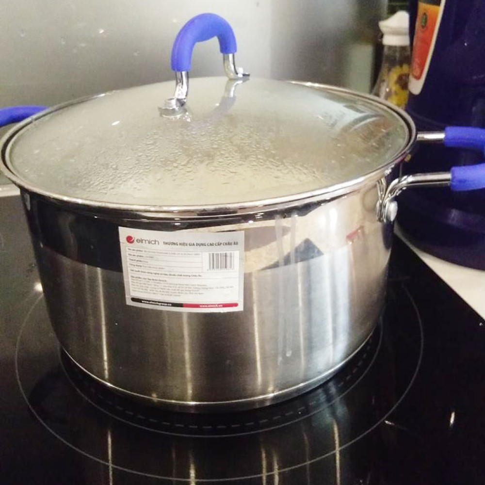 Bộ 3 nồi và 1 chảo Inox Elmich Smartcook SM1497 dùng bếp từ, xuất xứ CH ...