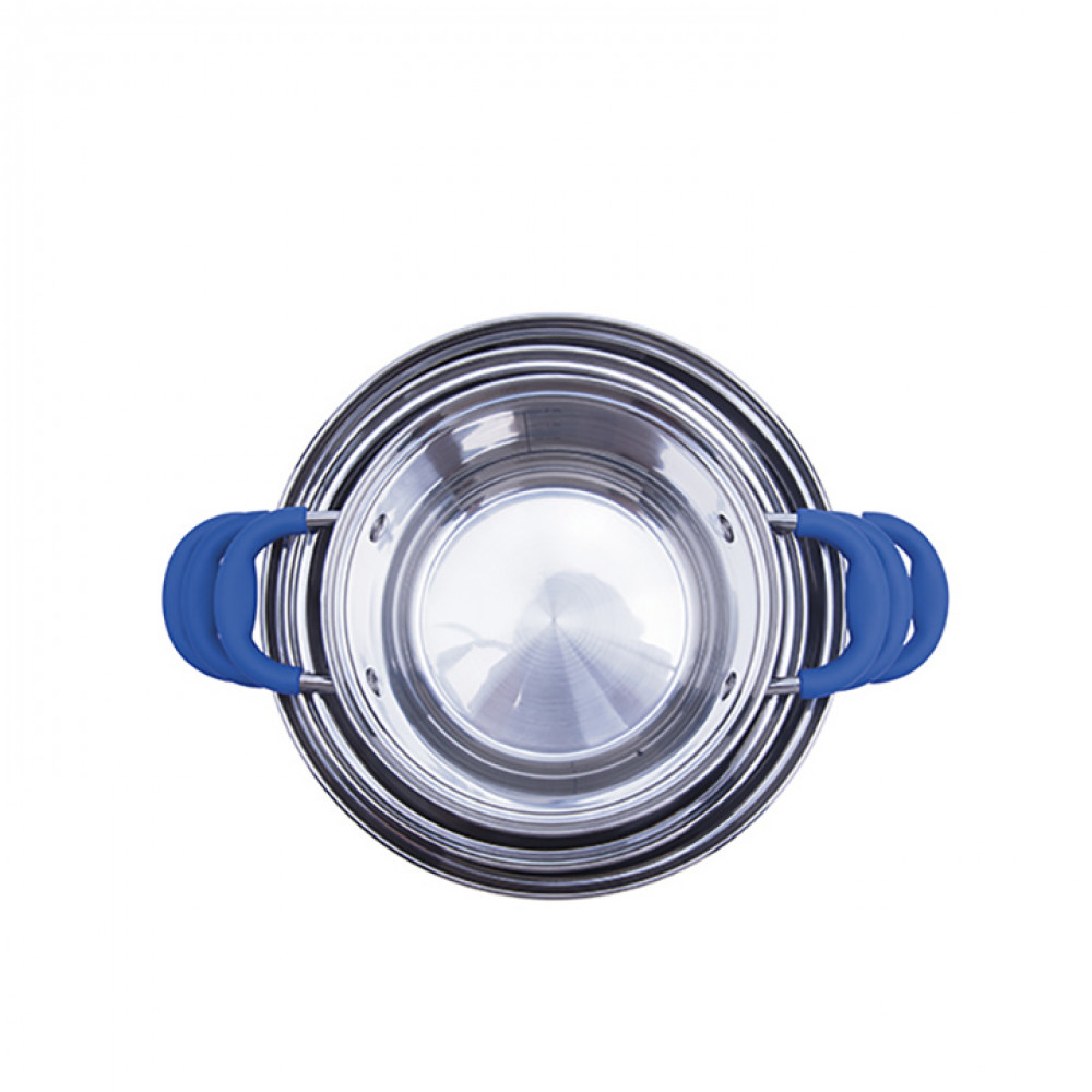 Bộ 3 nồi và 1 chảo Inox Elmich Smartcook SM1497 dùng bếp từ, xuất xứ CH ...