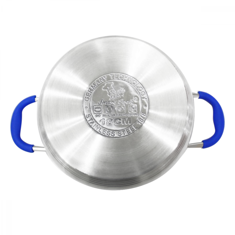 Bộ 3 nồi và 1 chảo Inox Elmich Smartcook SM1497 dùng bếp từ, xuất xứ CH ...